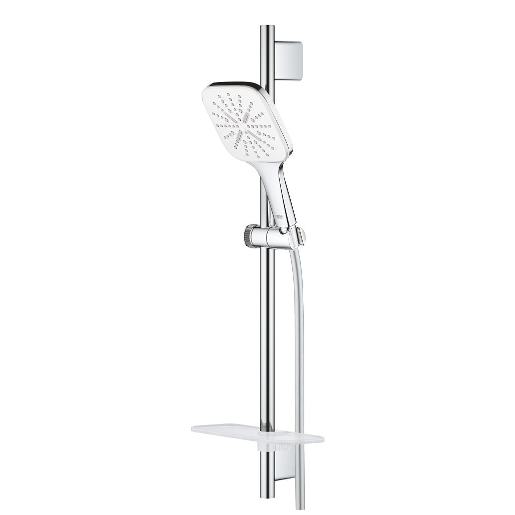 Rainshower SmartActive 130 Cube Shower rail set 3 sprays | GROHE
