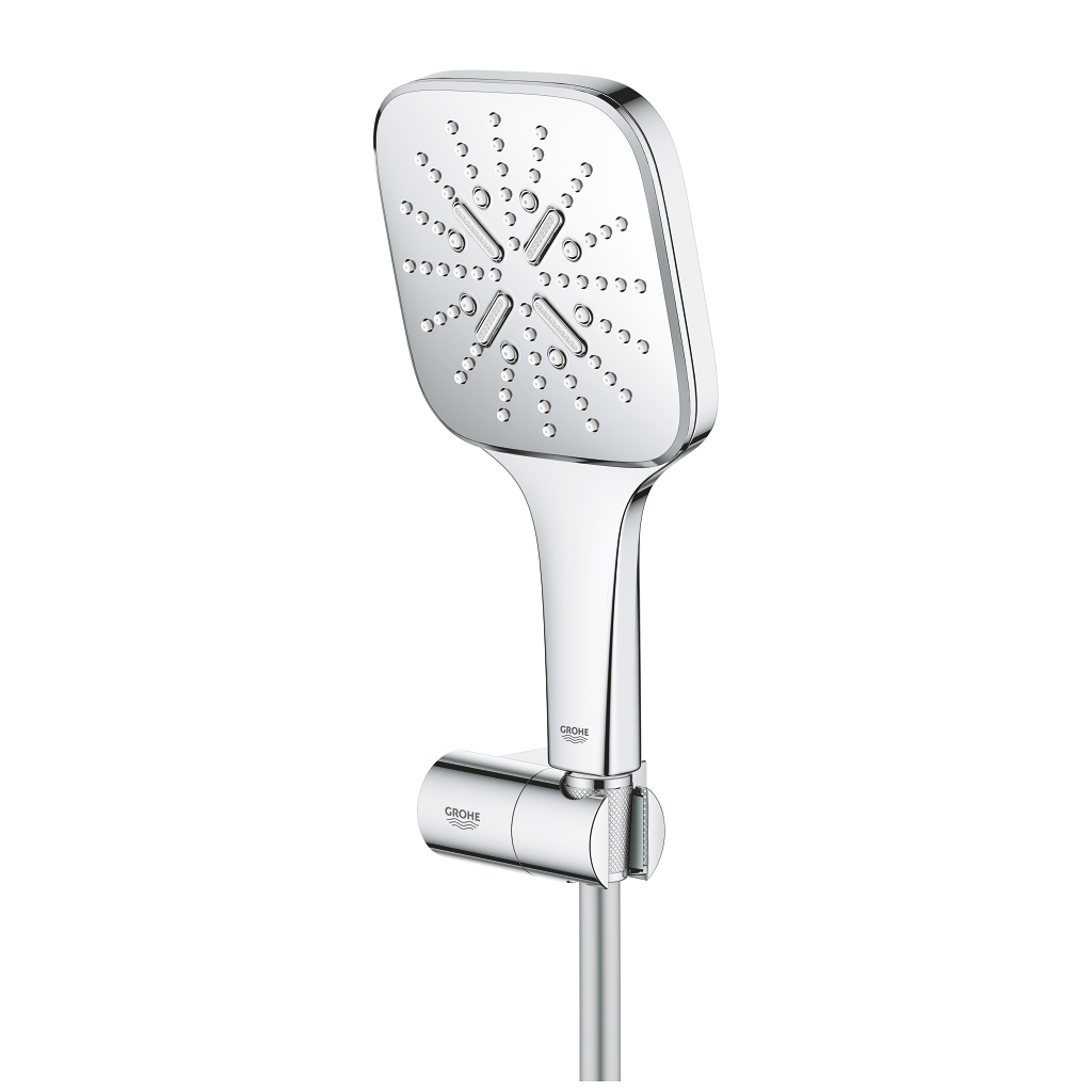 Rainshower SmartActive 130 Cube Zestaw prysznicowy, 3 strumienie | GROHE