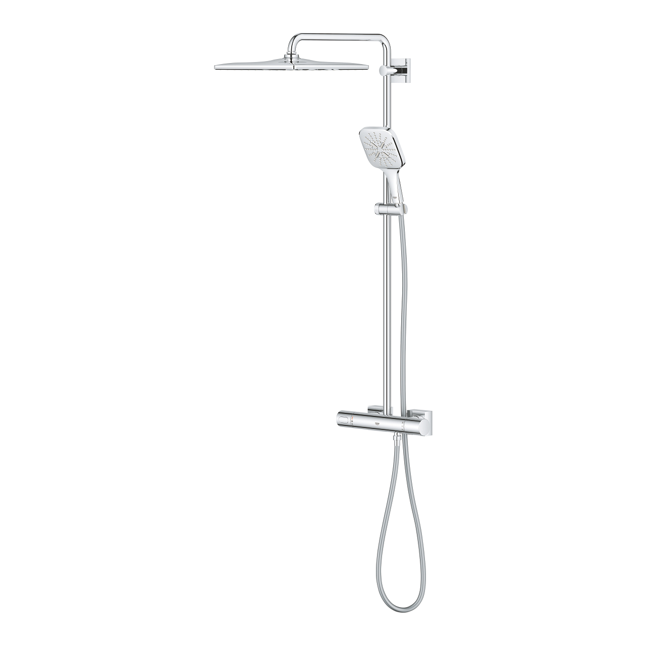 Rainshower SmartActive 310 Shower system with Safety Mixer for wall ...