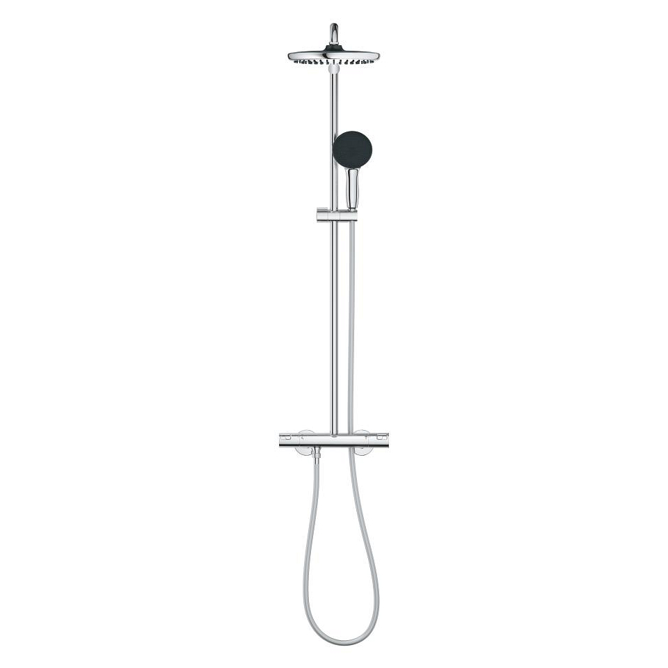 Vitalio Start System 250 Shower system with thermostat for wall ...