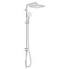 Tempesta System 250 Cube Flex shower system with diverter for wall ...