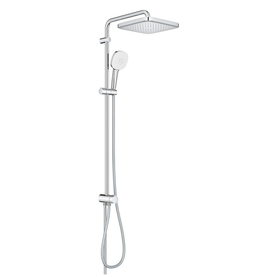 Tempesta System 250 Cube Flex shower system with diverter for wall ...