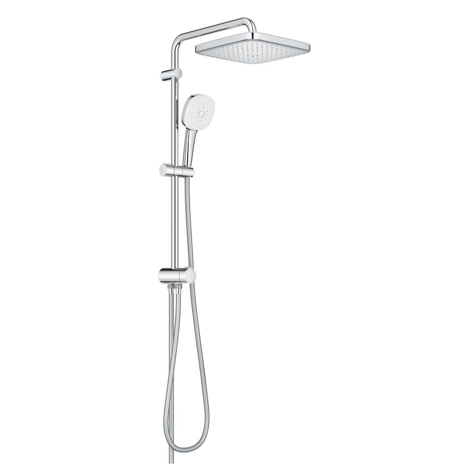 Tempesta System 250 Cube Flex shower system with diverter for wall ...