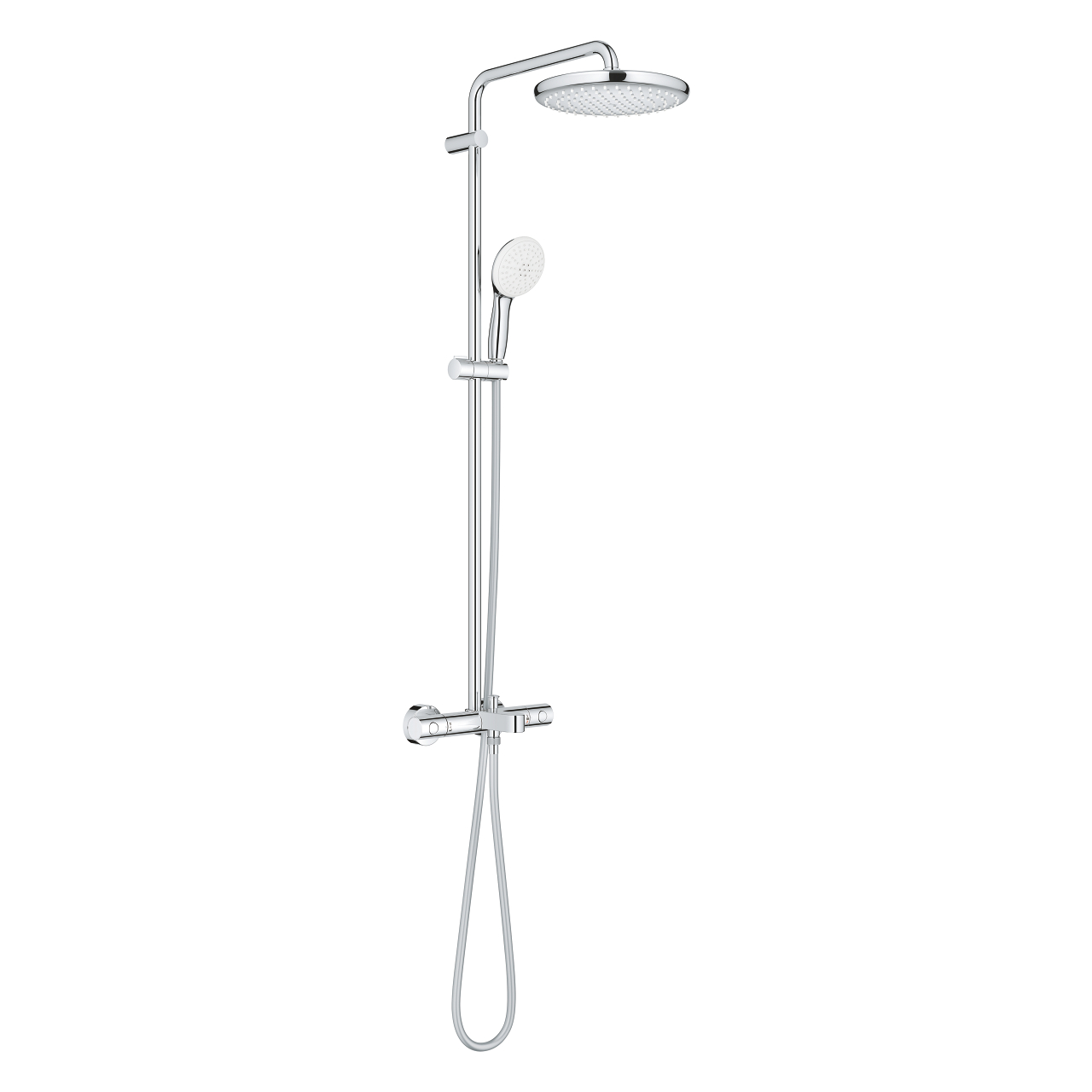 Tempesta System 250 Shower system with bath thermostat for wall ...