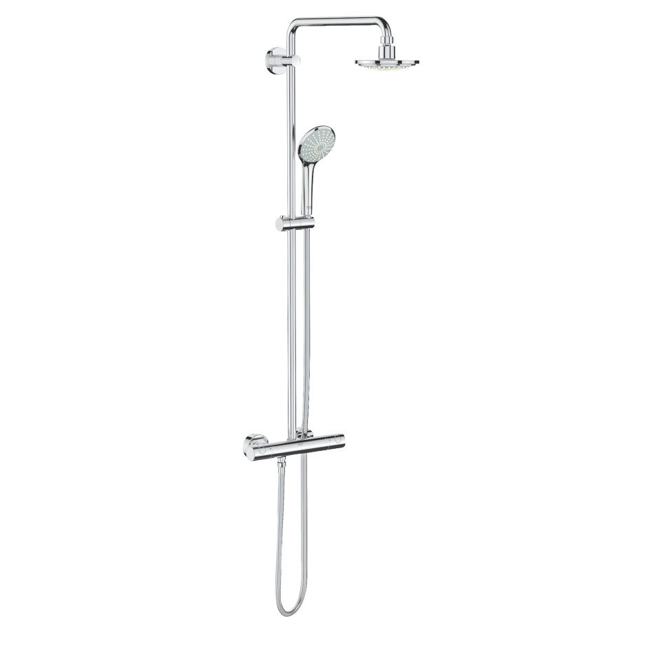 Euphoria System 160 Shower system with thermostat for wall mounting | GROHE