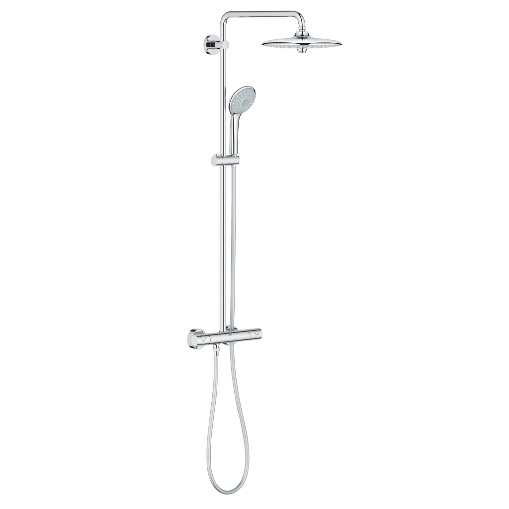 Euphoria System 260 Shower system with thermostat for wall mounting | GROHE