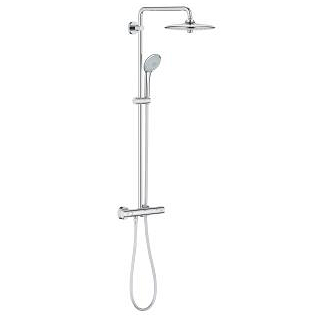 Euphoria System 310 Shower system with safety mixer for wall mounting ...