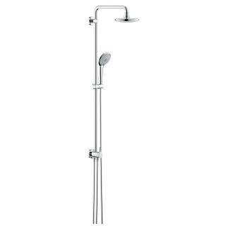 Euphoria System 310 Shower system with thermostatic mixer for wall ...