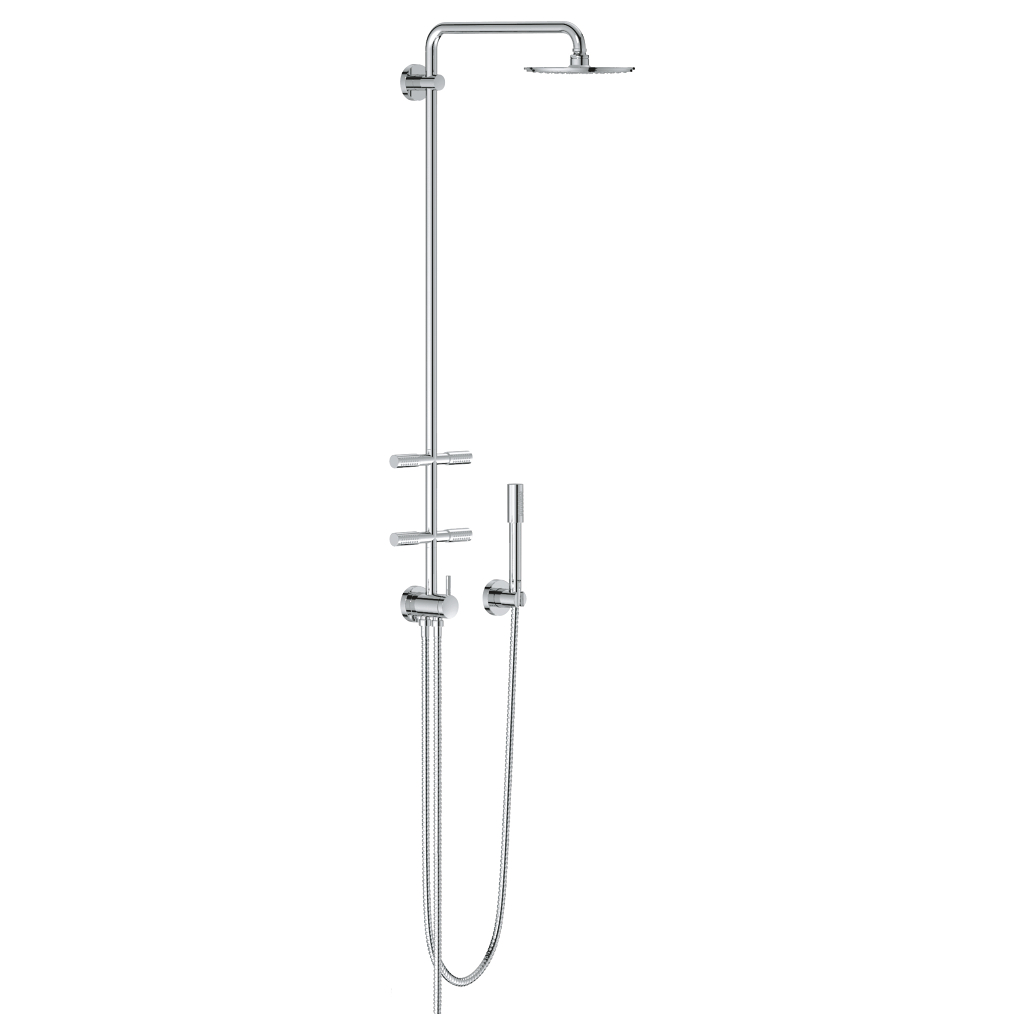 Rainshower System 210 Shower system with diverter for wall mounting ...