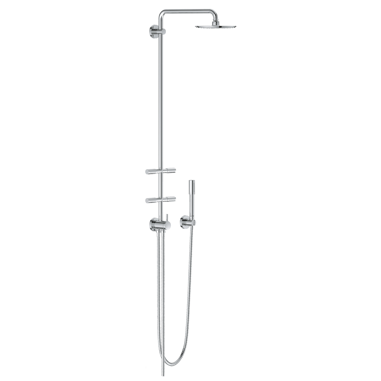 Rainshower System 210 Σύστημα ντους με διανομέα για επιτοίχια ...