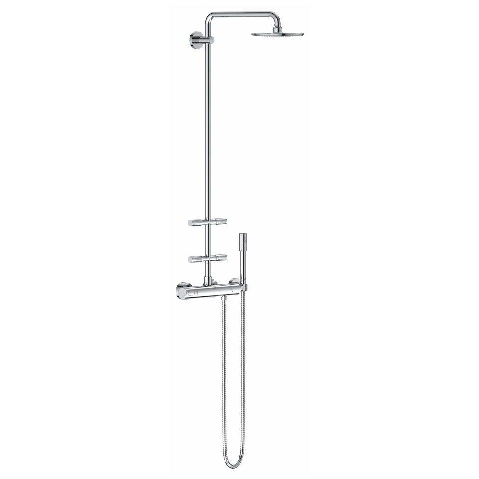 Rainshower System 210 Shower system with thermostat and side showers ...