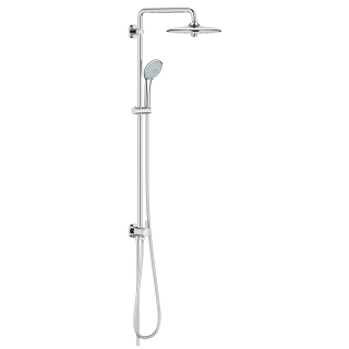 Euphoria System 260 Shower system with single lever mixer for wall ...