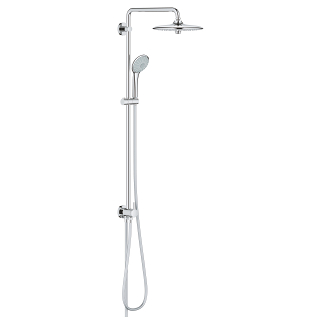 Euphoria System 260 Shower system with single lever mixer for wall ...