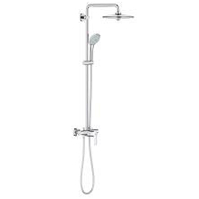 Euphoria System Shower system with bath thermostat for wall mounting ...
