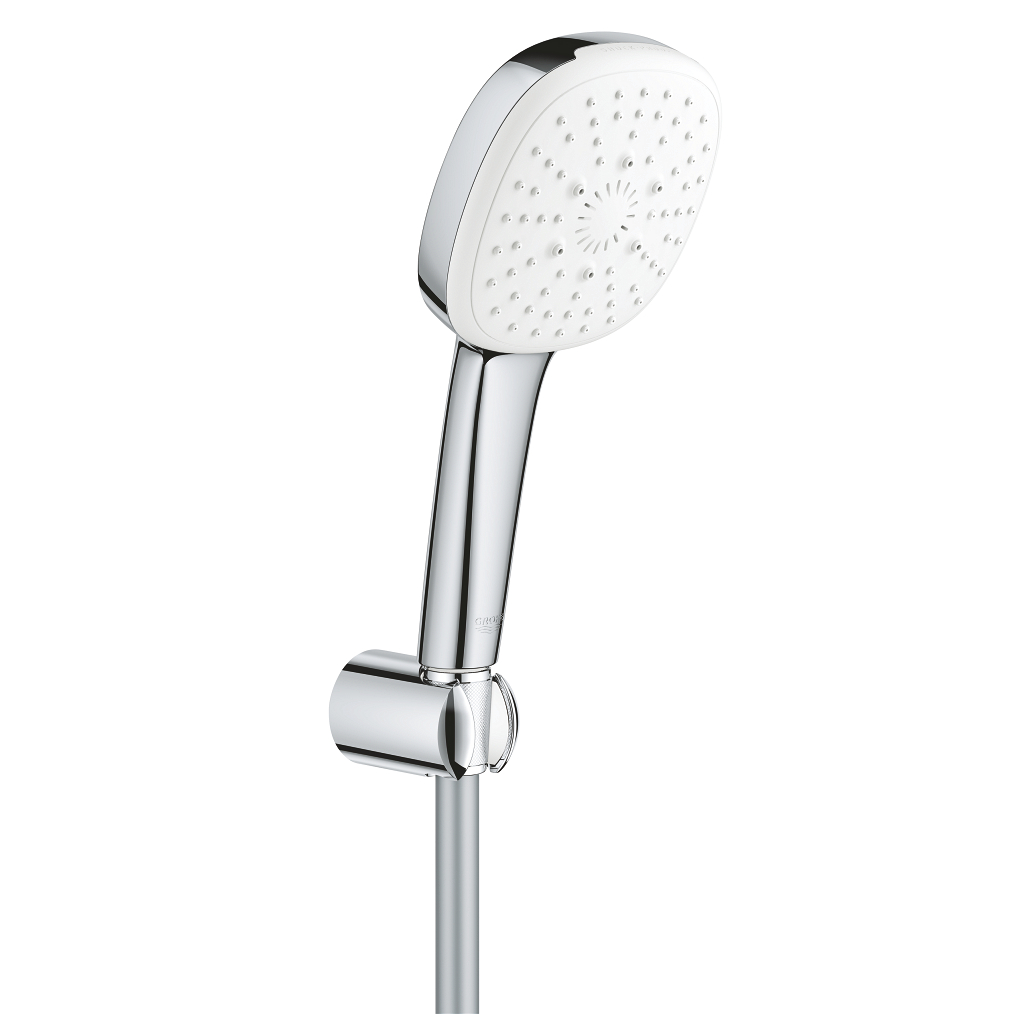 Tempesta Cube 110 Wall holder set 3 sprays (Rain, Jet, Massage) | GROHE