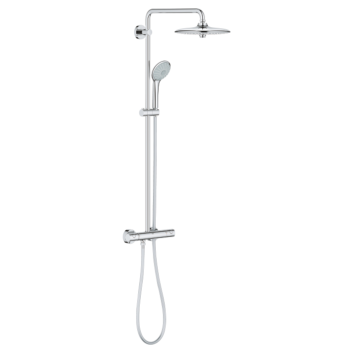 Euphoria System 260 Shower system with Safety Mixer for wall mounting ...