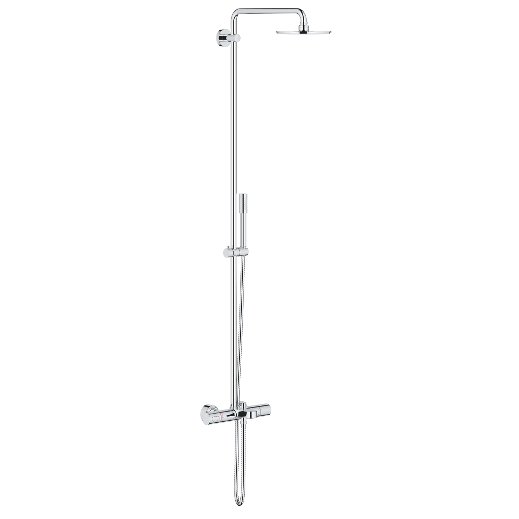 Rainshower System 210 Shower system with Bath Safety Mixer for wall ...