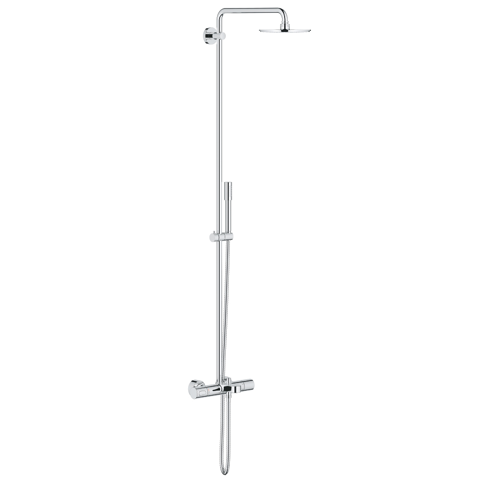 Rainshower System 210 Shower system with Bath Safety Mixer for wall ...