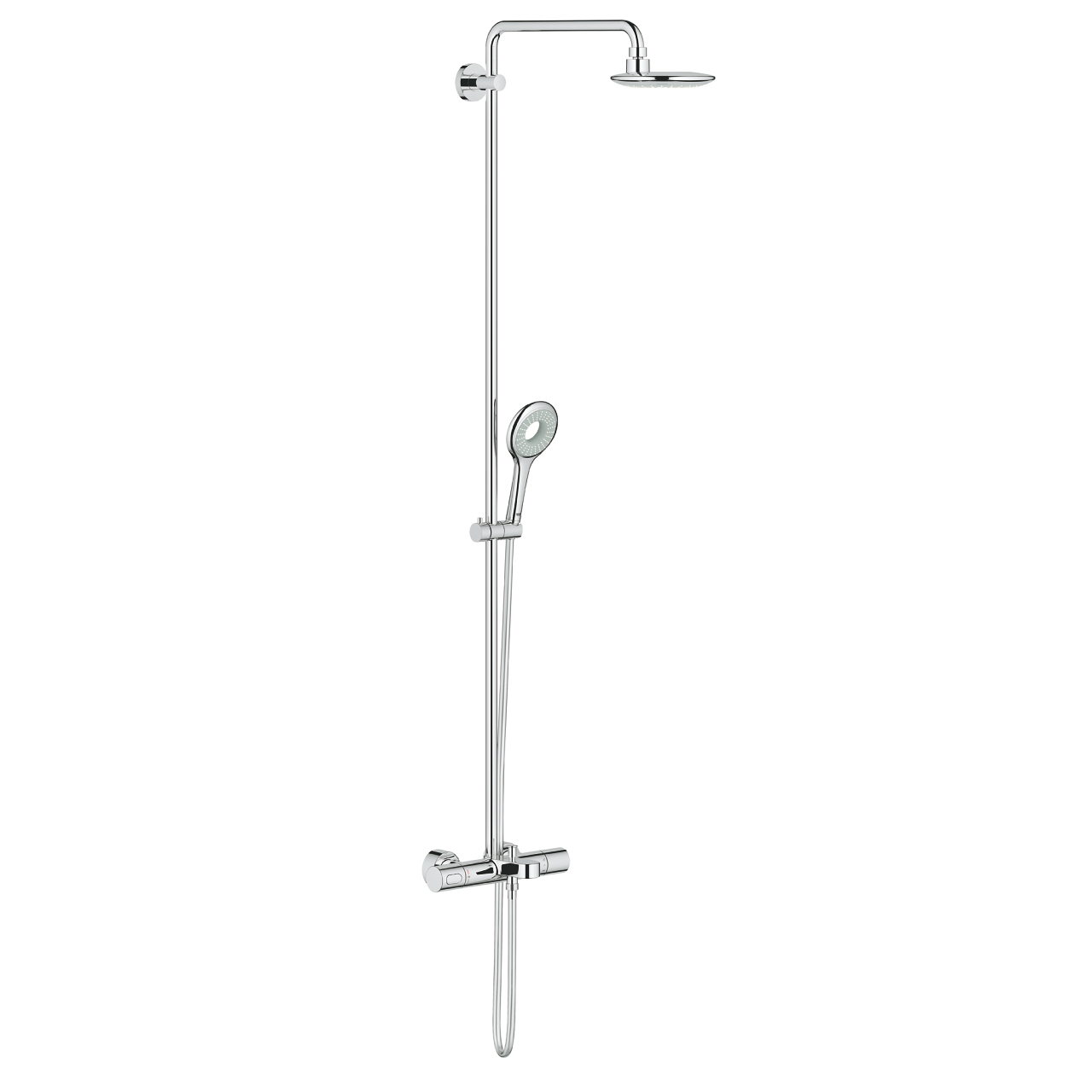 Rainshower Icon System 190 Shower system with bath thermostat for wall ...