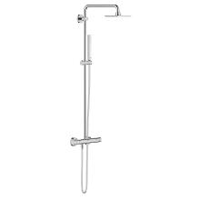 Euphoria System Shower system with bath thermostat for wall mounting ...