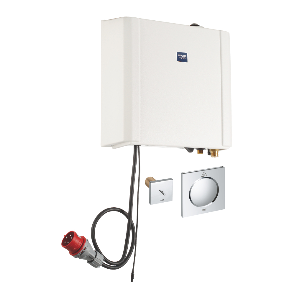 GROHE F-digital Deluxe Steam generator 6.6 kW with steam outlet and ...