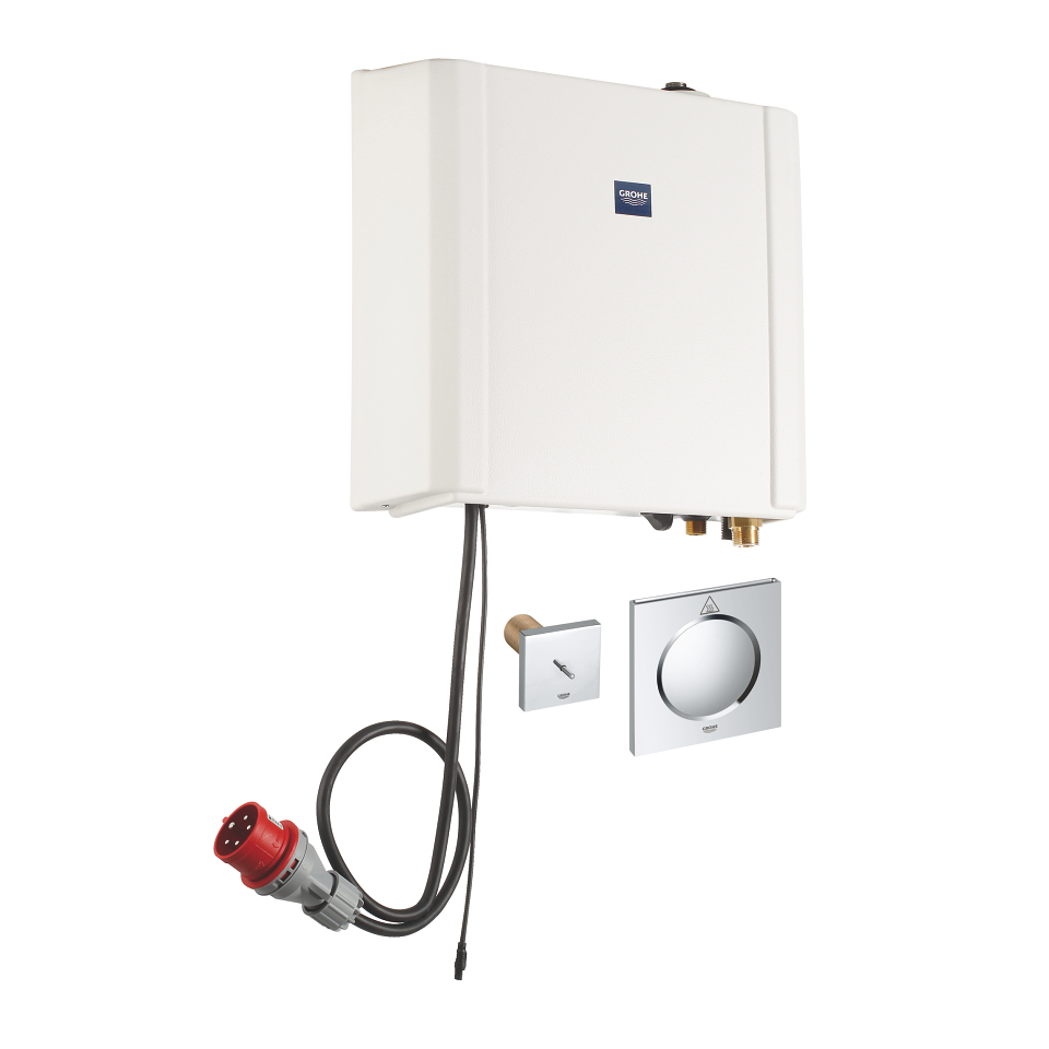 GROHE F-digital Deluxe Steam generator 6.6 kW with steam outlet and ...