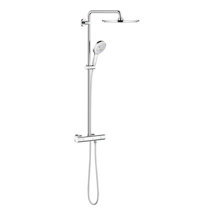 Rainshower SmartActive 310 Shower system with Safety Mixer for wall ...