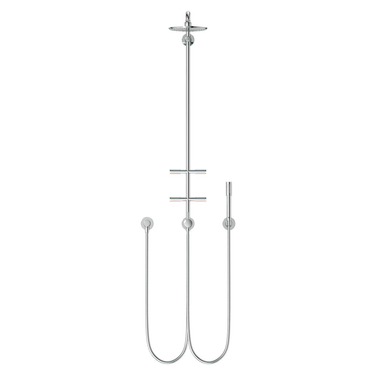 Rainshower System 210 Σύστημα ντους με διανομέα για επιτοίχια ...