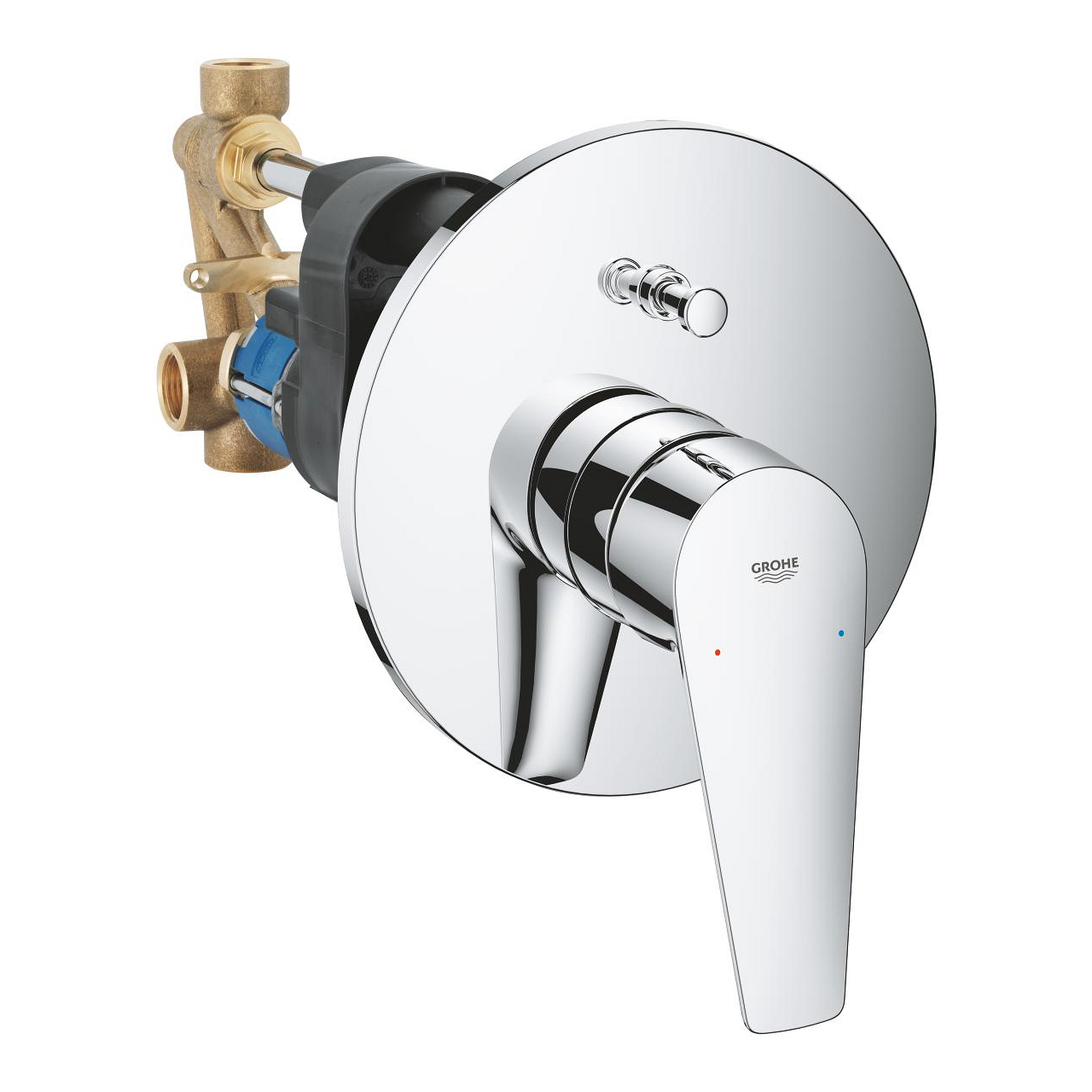 BauEdge Single-lever bath mixer 1/2″ | GROHE