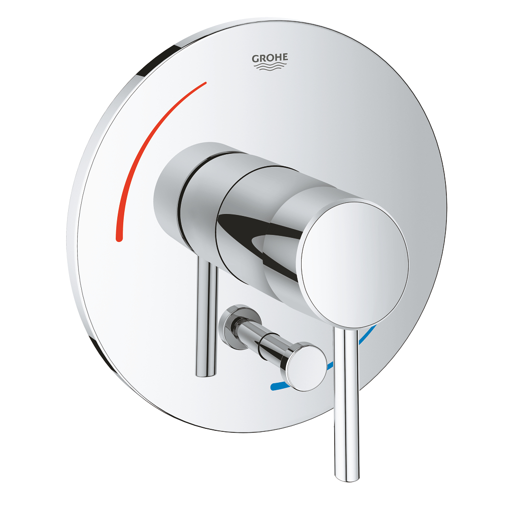 Concetto Pressure balance valve trim with diverter | GROHE