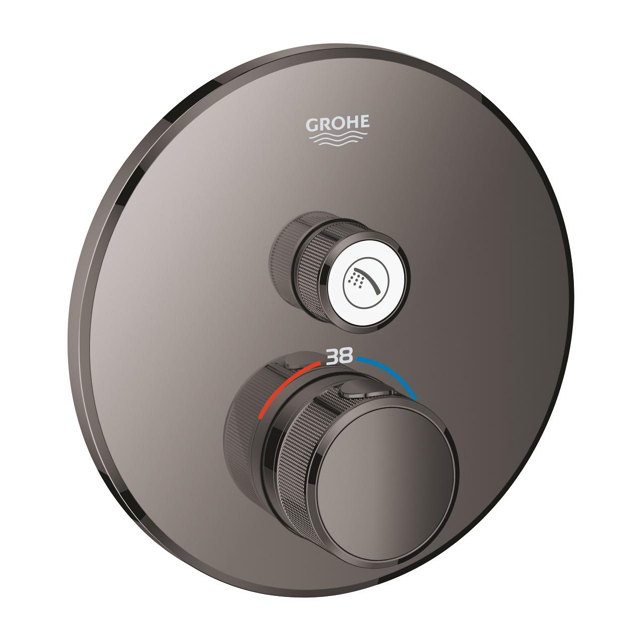 Grohtherm SmartControl תרמוסטט עם שסתום יחיד להתקנה מוסתרת | GROHE