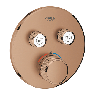 Grohtherm SmartControl Thermostat for concealed installation with 2 ...