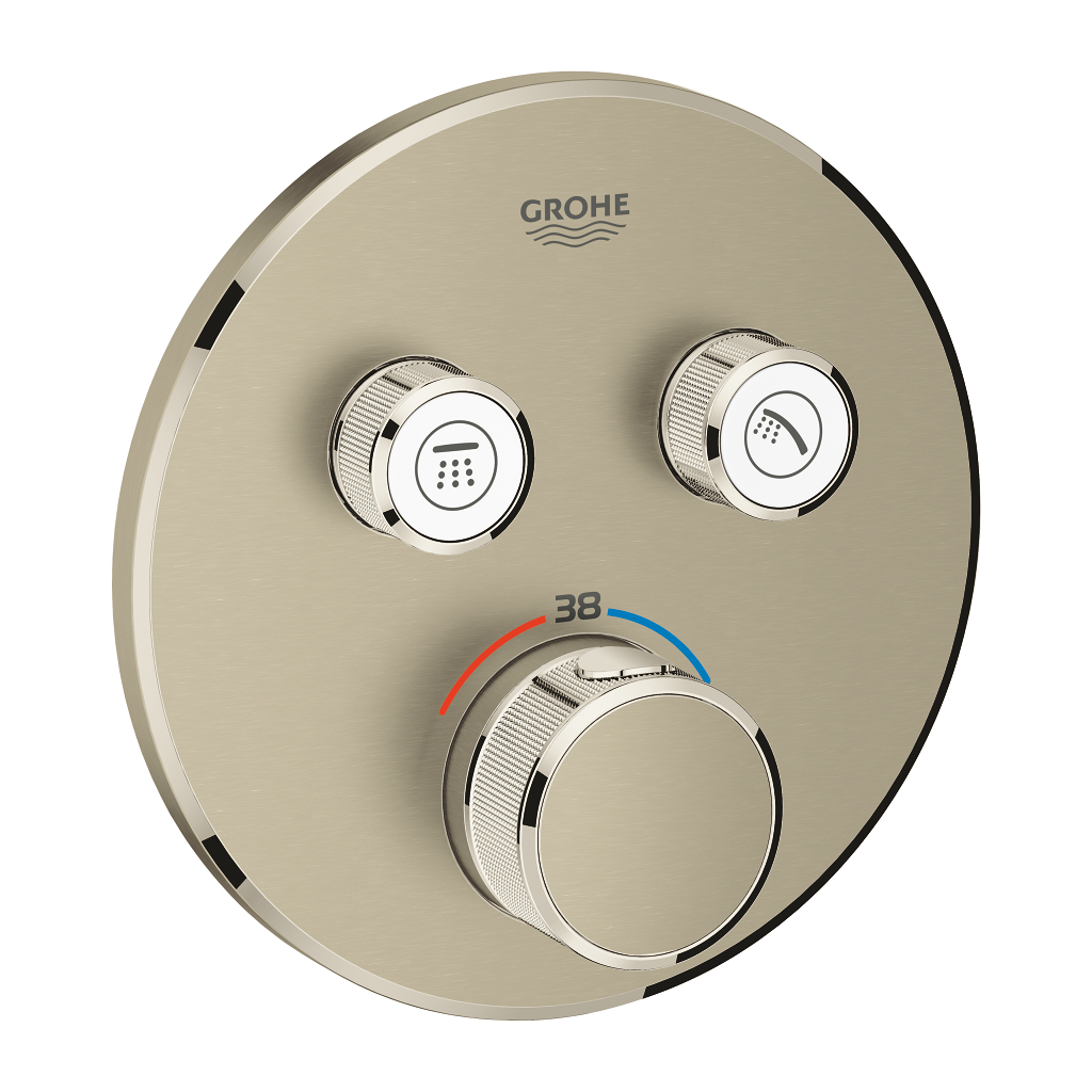 Grohtherm SmartControl Thermostat for concealed installation with 2 ...