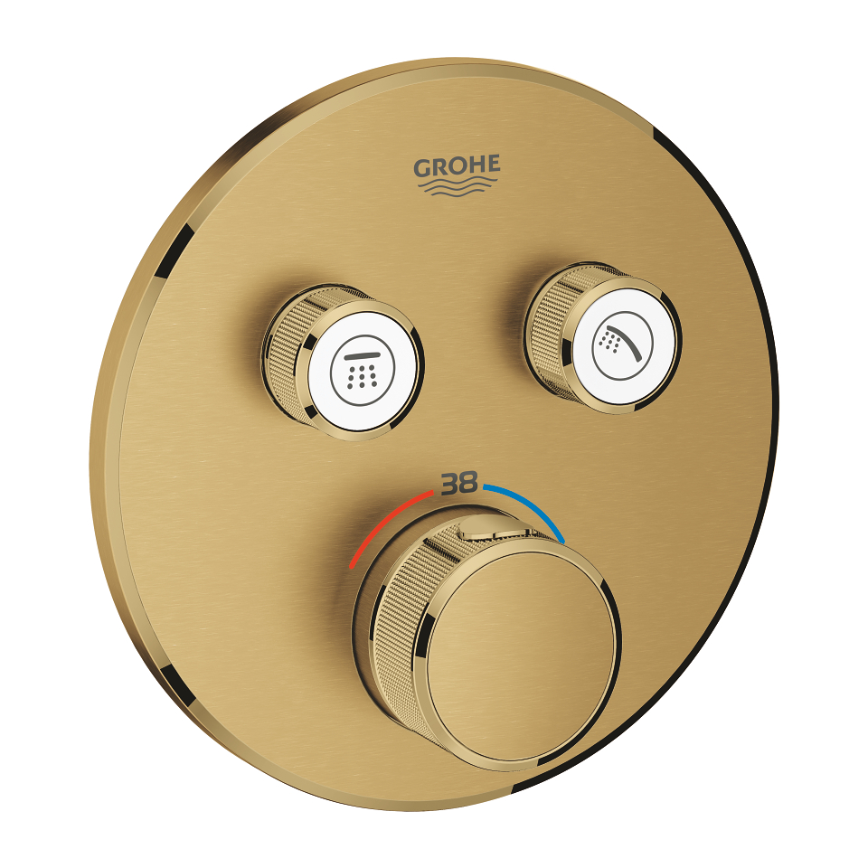 Grohtherm SmartControl Thermostat for concealed installation with 2 ...