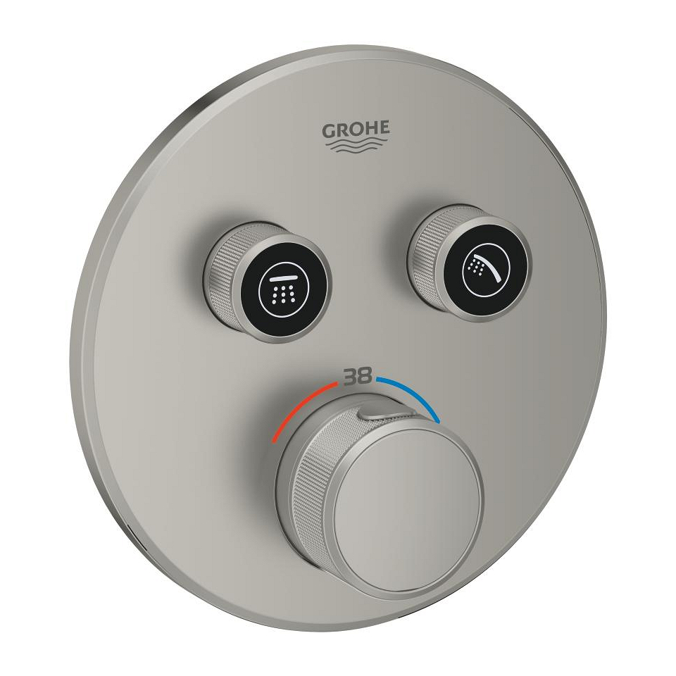 Grohtherm SmartControl Thermostat for concealed installation with 2 ...
