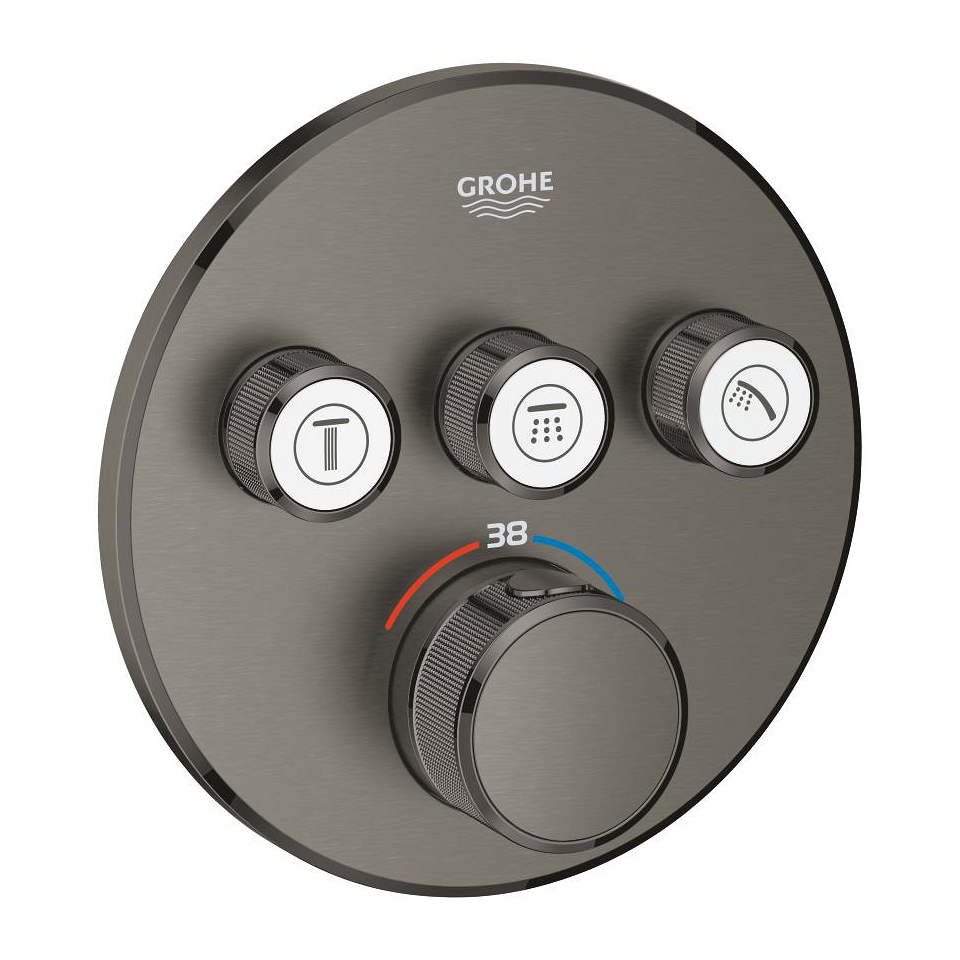 Grohtherm SmartControl Thermostat for concealed installation with 3 valves | GROHE