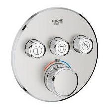 Grohtherm SmartControl Safety mixer for concealed installation with 3 ...