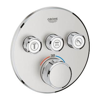Grohtherm SmartControl Thermostat for concealed installation with 3 ...