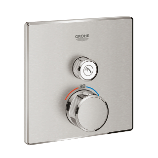 Grohtherm SmartControl תרמוסטט עם 2 שסתום יחיד להתקנה מוסתרת | GROHE