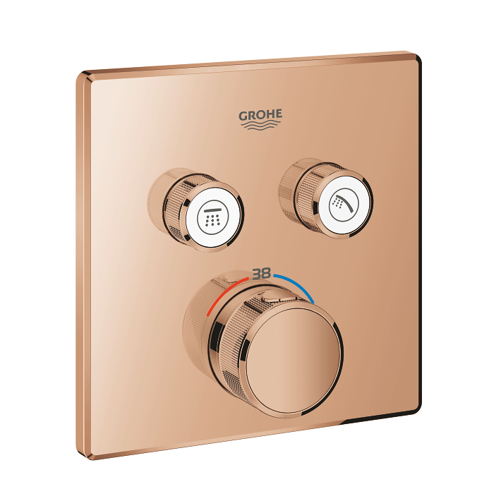 Grohtherm SmartControl Thermostat for concealed installation with 2 ...