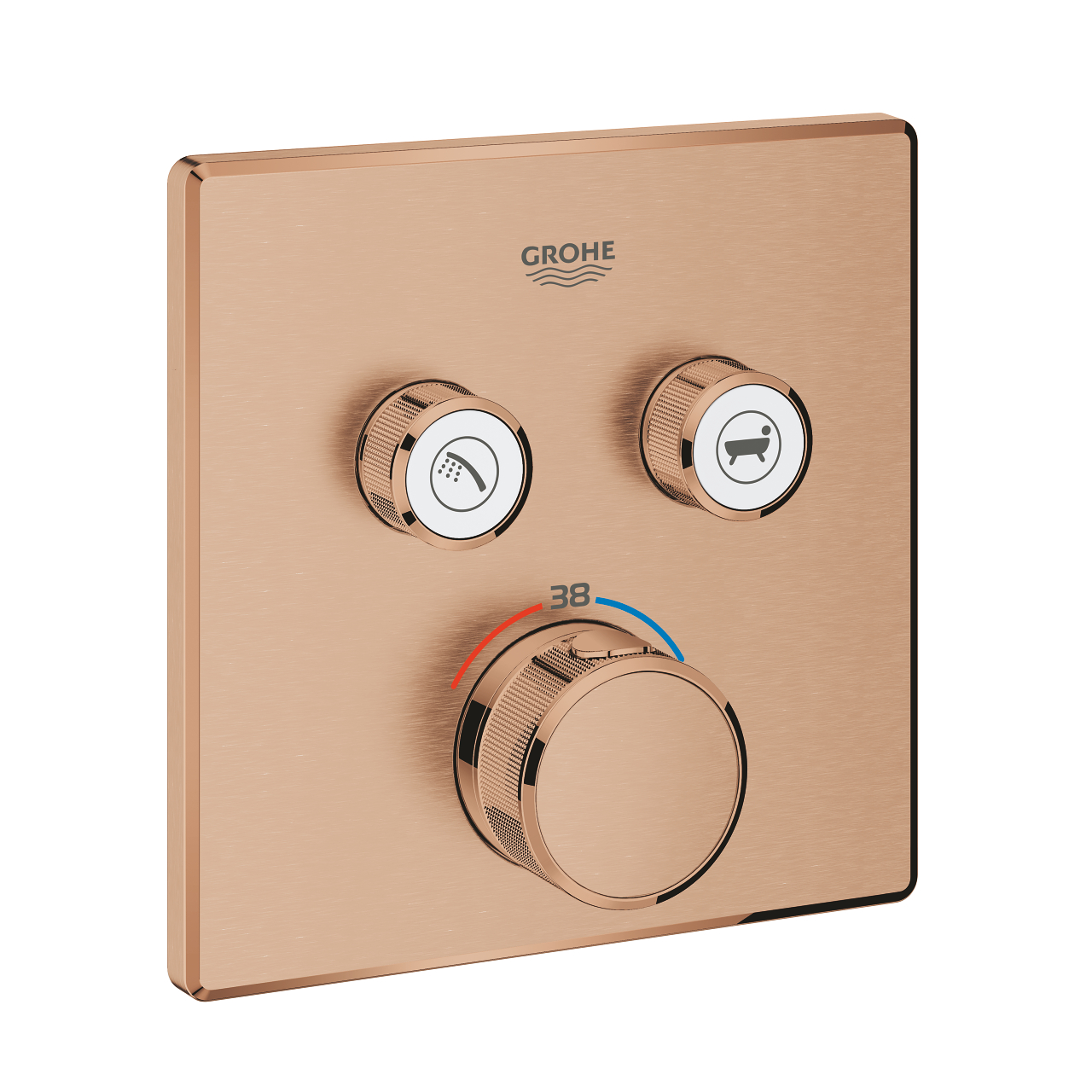Grohtherm SmartControl Thermostat for concealed installation with 2 ...