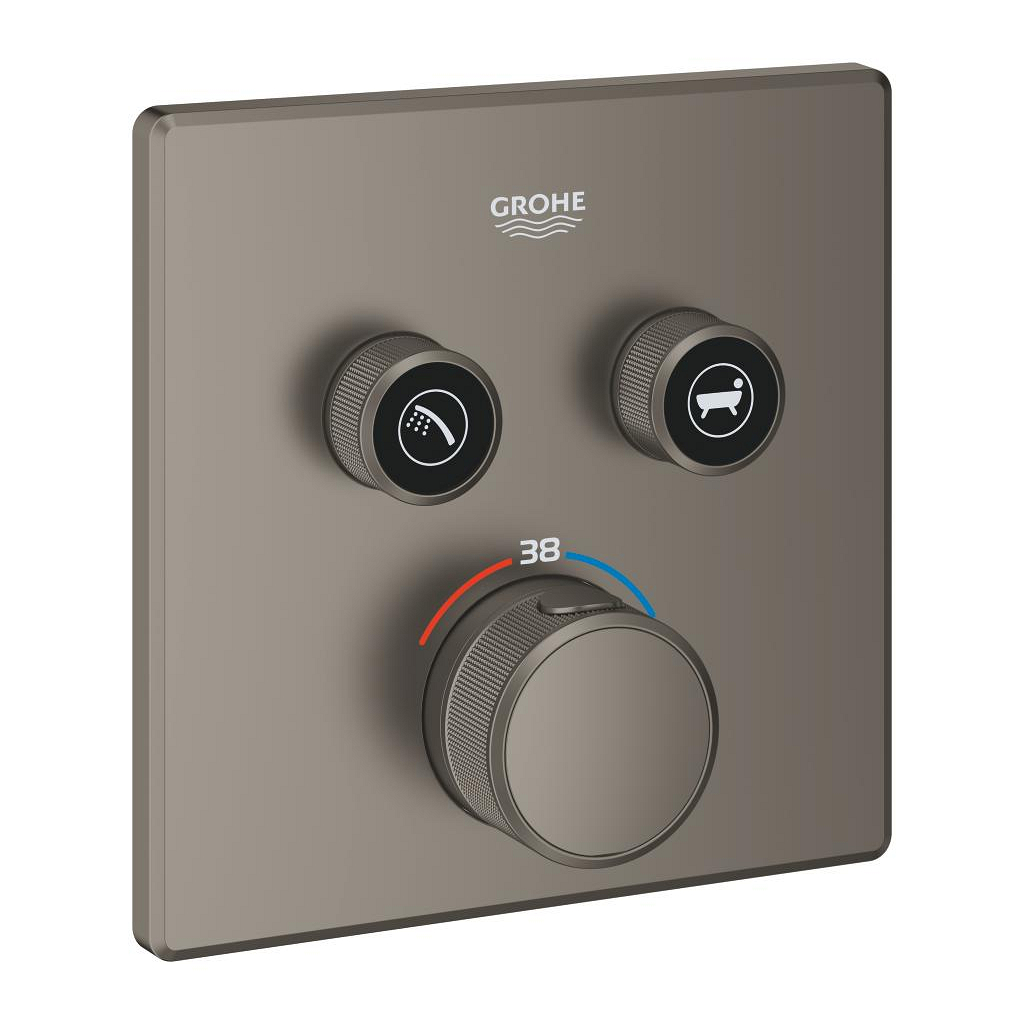 Grohtherm SmartControl Safety mixer for concealed installation with 2 ...