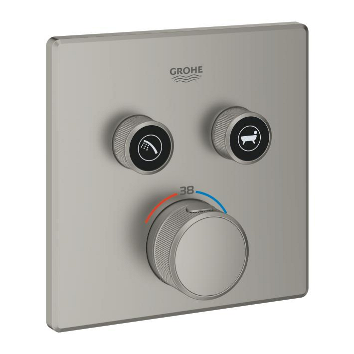 Grohtherm SmartControl Thermostat for concealed installation with 2 ...