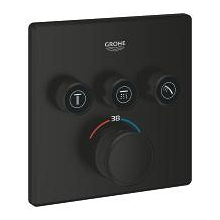 Grohtherm SmartControl Safety mixer for concealed installation with 3 ...