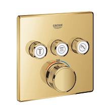 Grohtherm SmartControl Thermostat for concealed installation with 3 ...