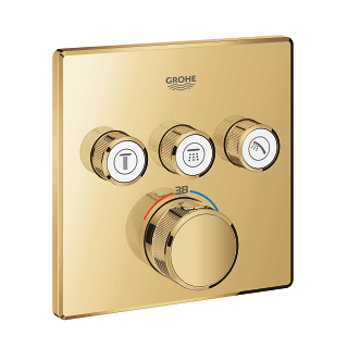Grohtherm SmartControl Thermostat for concealed installation with 3 ...