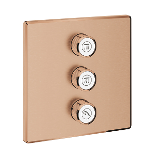 Grohtherm SmartControl Thermostat for concealed installation with 3 ...