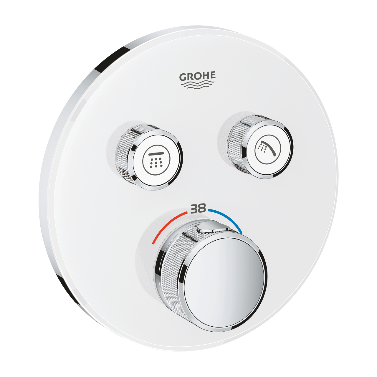 Grohtherm SmartControl Thermostat for concealed installation with 2 ...
