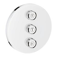 Grohtherm SmartControl Combi thermostatic shower mixer with 3 valves ...