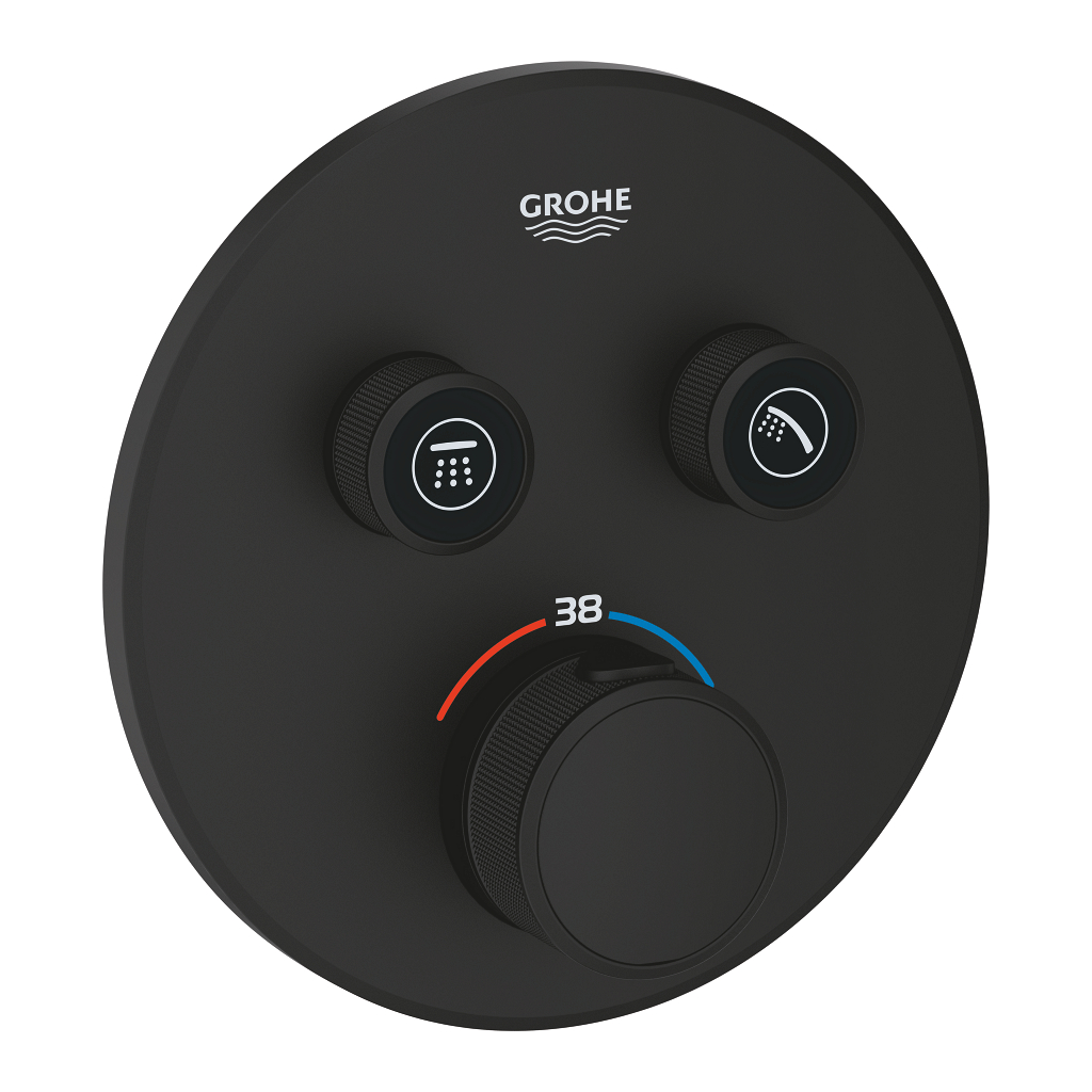 Grohtherm SmartControl Thermostat for concealed installation with 2 ...